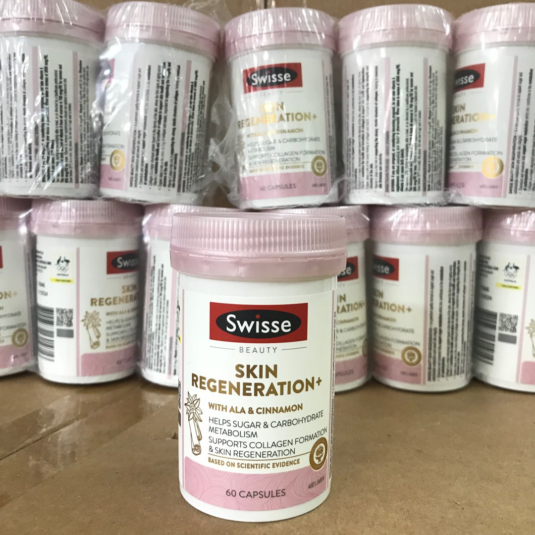 現貨 ️澳洲Swisse Skin Regeneration最新第二代升級金裝抗糖丸 60粒, 健康及營養食用品, 健康補充品, 健康補充品 - 維他命及補充品 - Carousell