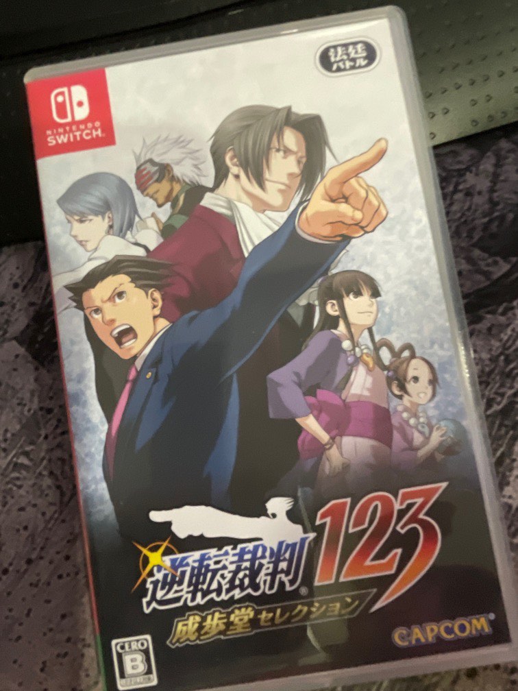 Switch Game-Phoenix Wright: Ace Attorney Trilogy, Video Gaming, Video ...