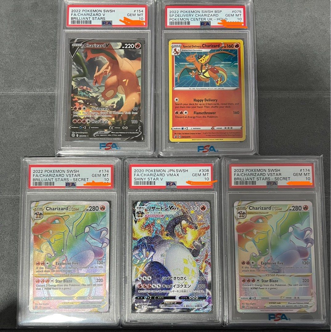 Tcg Pokemon Charizard V Alternate Art AA Psa 10 | Special Delivery ...
