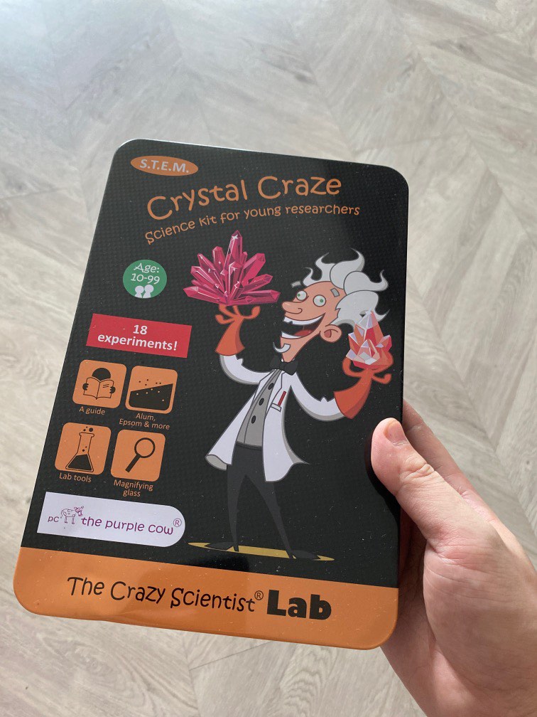 the crazy scientis crystal craze experiment stem education science kit ...