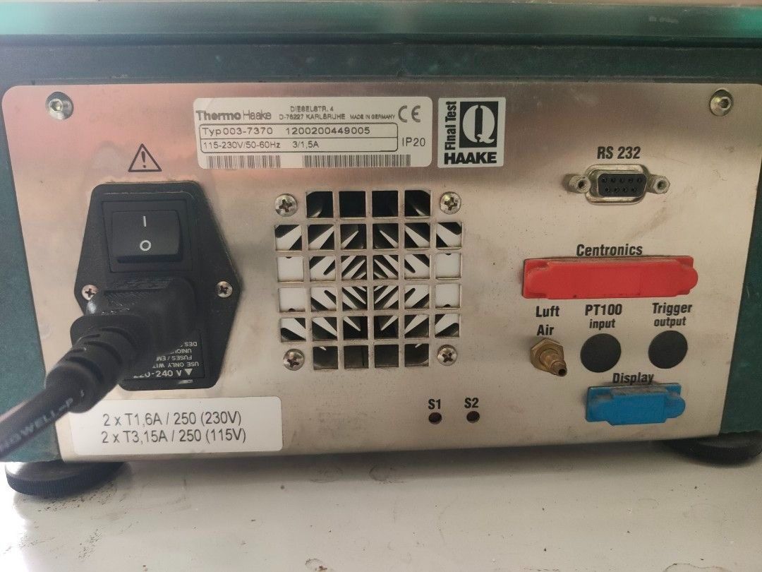 Thermo Haake RheoStress 1 Rheometer For Sale @ $ 3500 (AAR 1632 ...