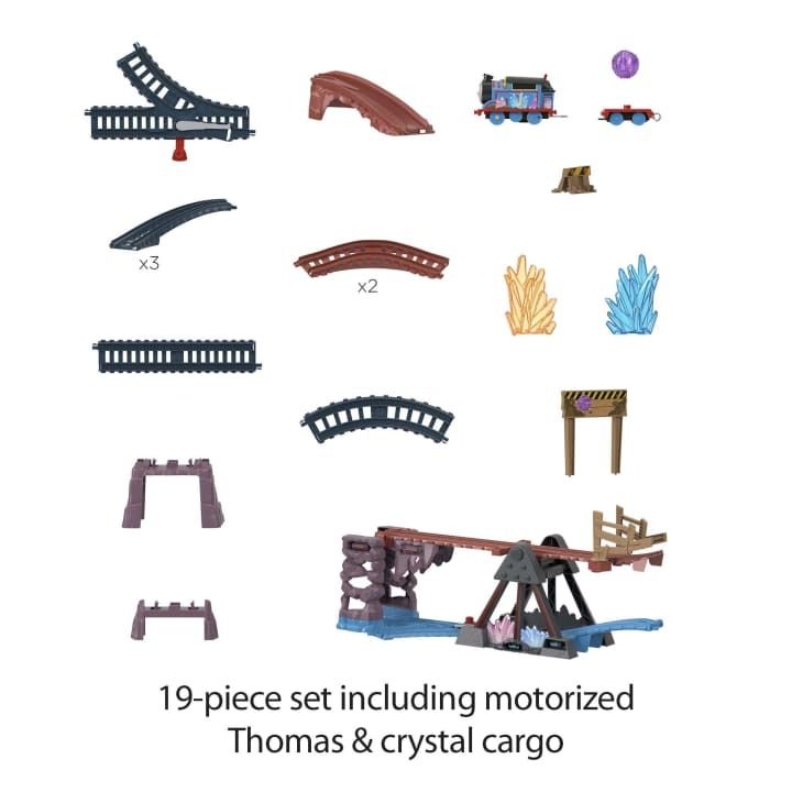 Thomas & Friends Trackmaster Motorized Crystal Caves Adventure Set ...