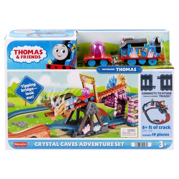 Thomas & Friends Trackmaster Motorized Crystal Caves Adventure Set ...