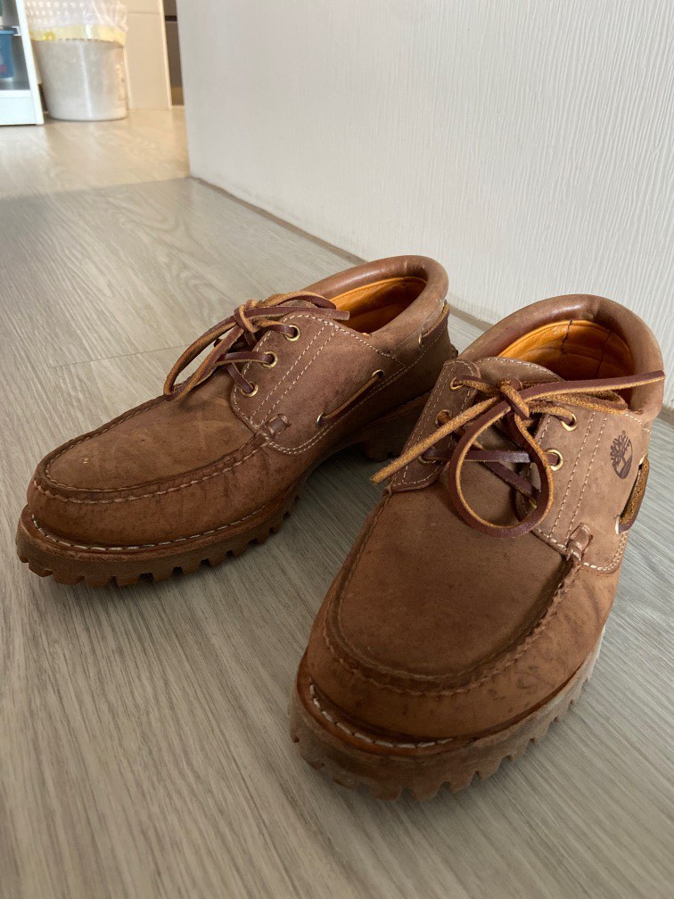 Timberland 3 eye lug shoes, Men's Fashion, Footwear, Casual shoes on ...