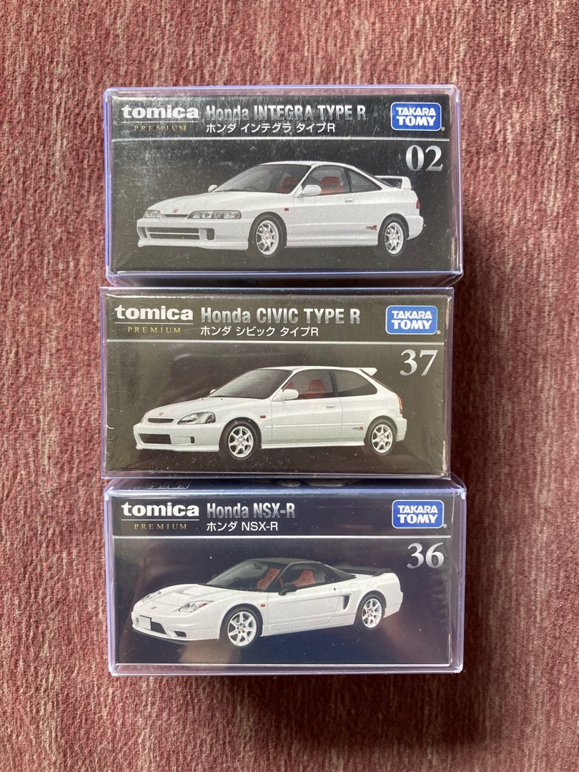 Tomica Premium Honda Civic Integra NSX Type R, Hobbies & Toys, Toys ...