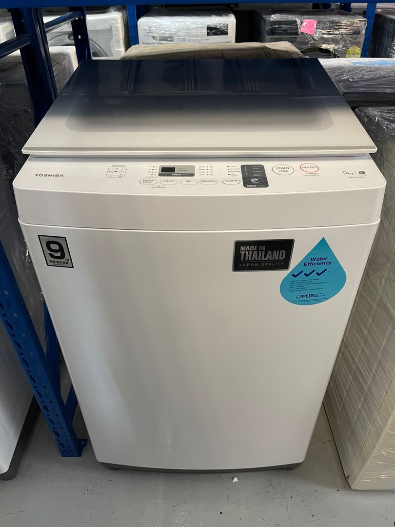 TOSHIBA AWJ1000FS TOP LOAD WASHER (9KG), TV & Home Appliances, Washing ...