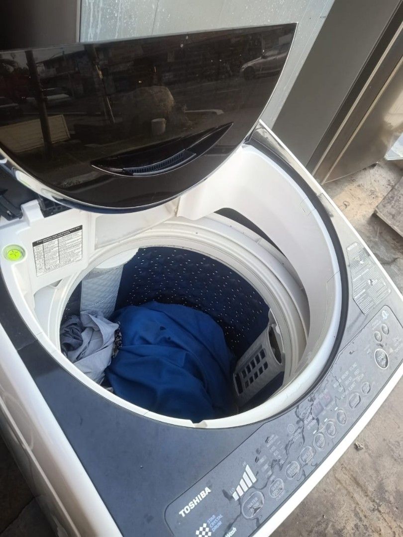 Toshiba inverter 16kg, TV & Home Appliances, Washing Machines and Dryers on Carousell