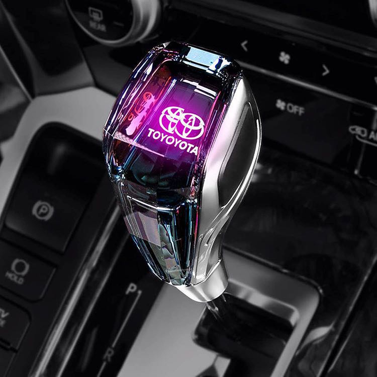 Toyota Crystal Led Gear Knob, Car Accessories, Accessories on Carousell