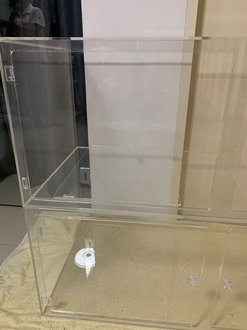 Transparent Acrylic Display Shelf Box with Latch Door Custom-Made ...