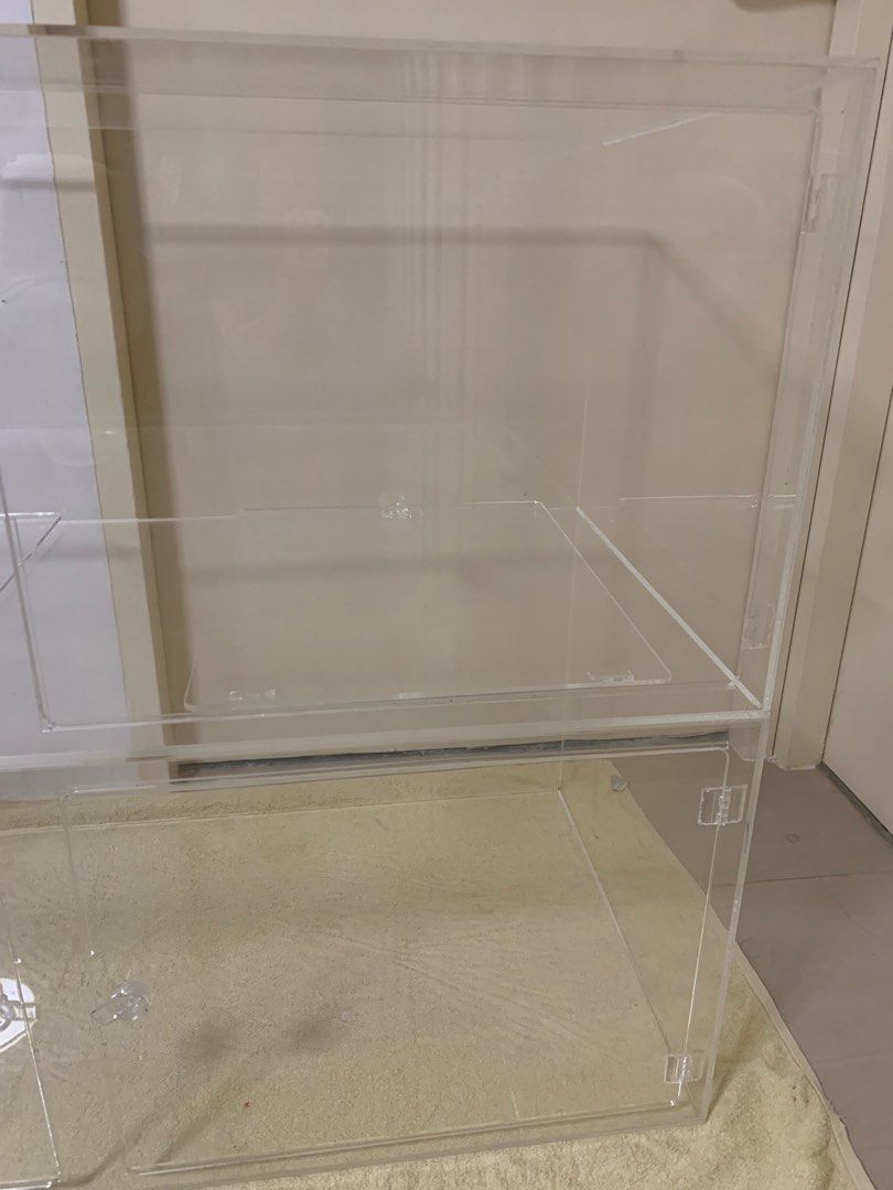 Transparent Acrylic Display Shelf Box with Latch Door Custom-Made ...