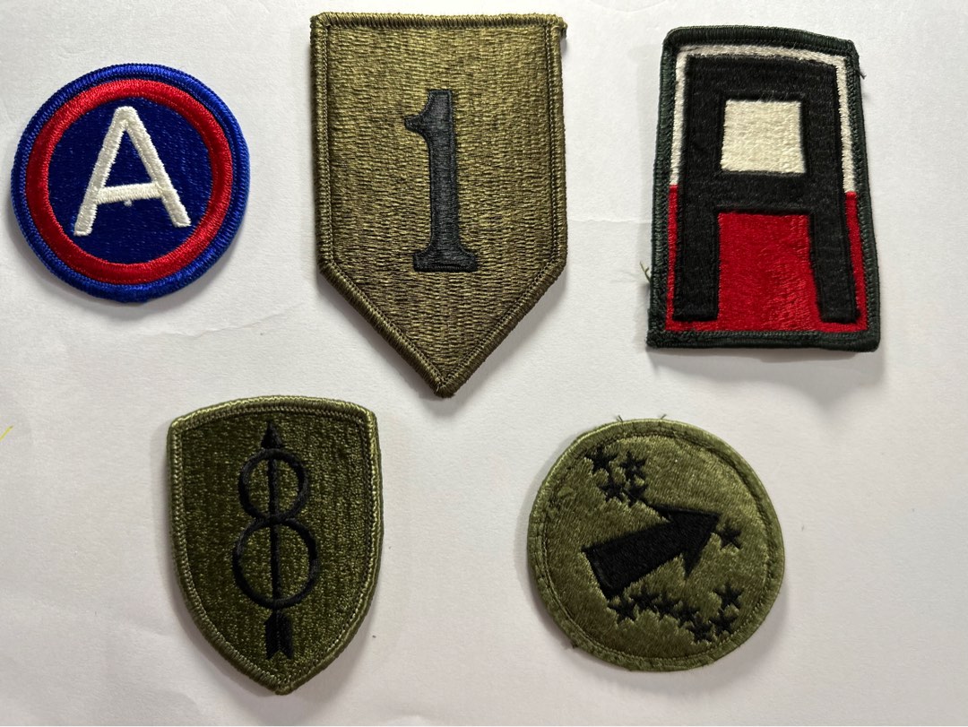 US Army Div patches, Hobbies & Toys, Collectibles & Memorabilia ...