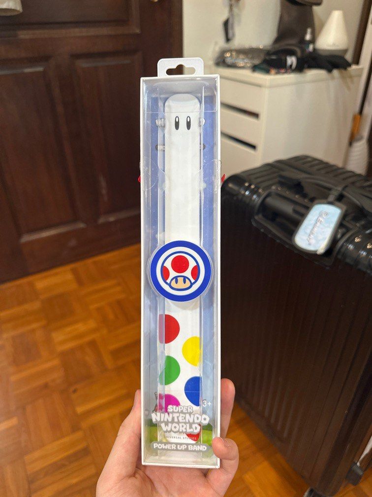 USJ Nintendo World Power Up Band (Toad), Hobbies & Toys, Travel, Travel ...