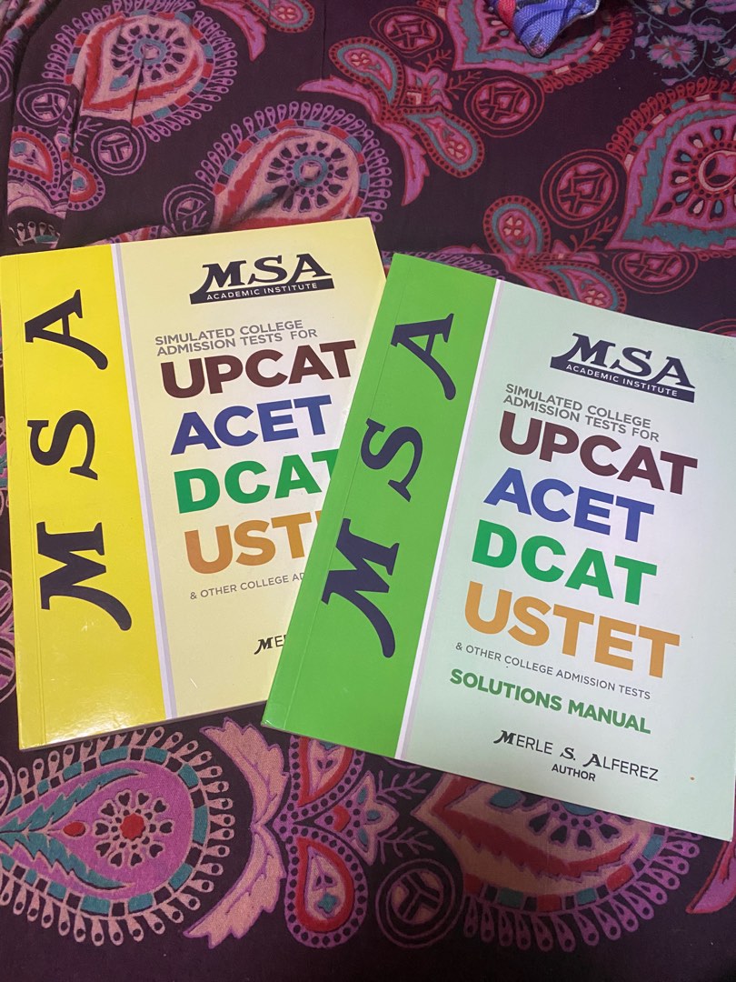 USTET, UPCAT Review book for entrance exam, Hobbies & Toys, Books ...