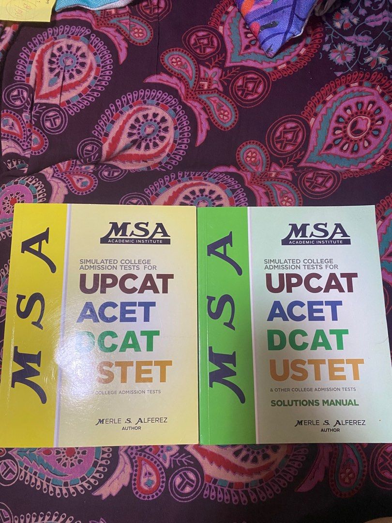 USTET, UPCAT Review book for entrance exam, Hobbies & Toys, Books ...