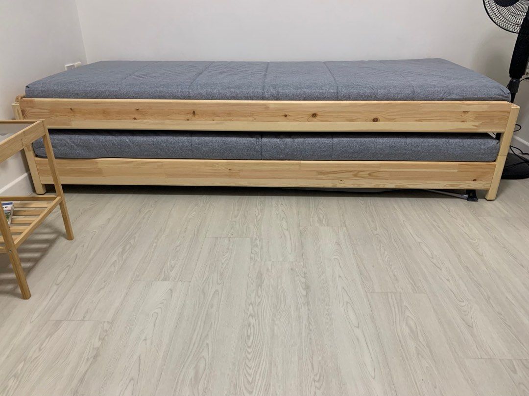 Utaker stackable bed, Furniture & Home Living, Furniture, Bed Frames & Mattresses on Carousell