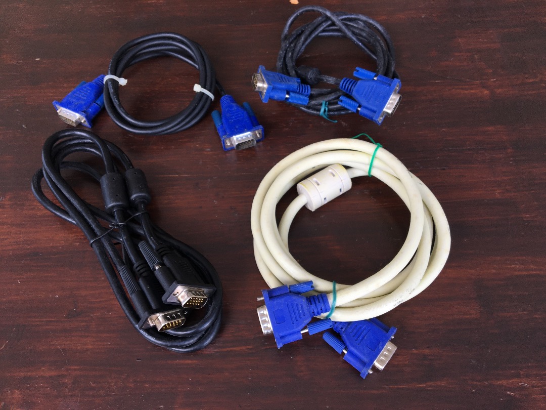 VGA cables, Computers & Tech, Parts & Accessories, Cables & Adaptors on ...