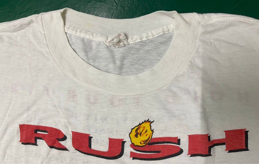 VINTAGE RUSH HOLD YOUR FIRE TOUR 1987, Men's Fashion, Tops & Sets ...