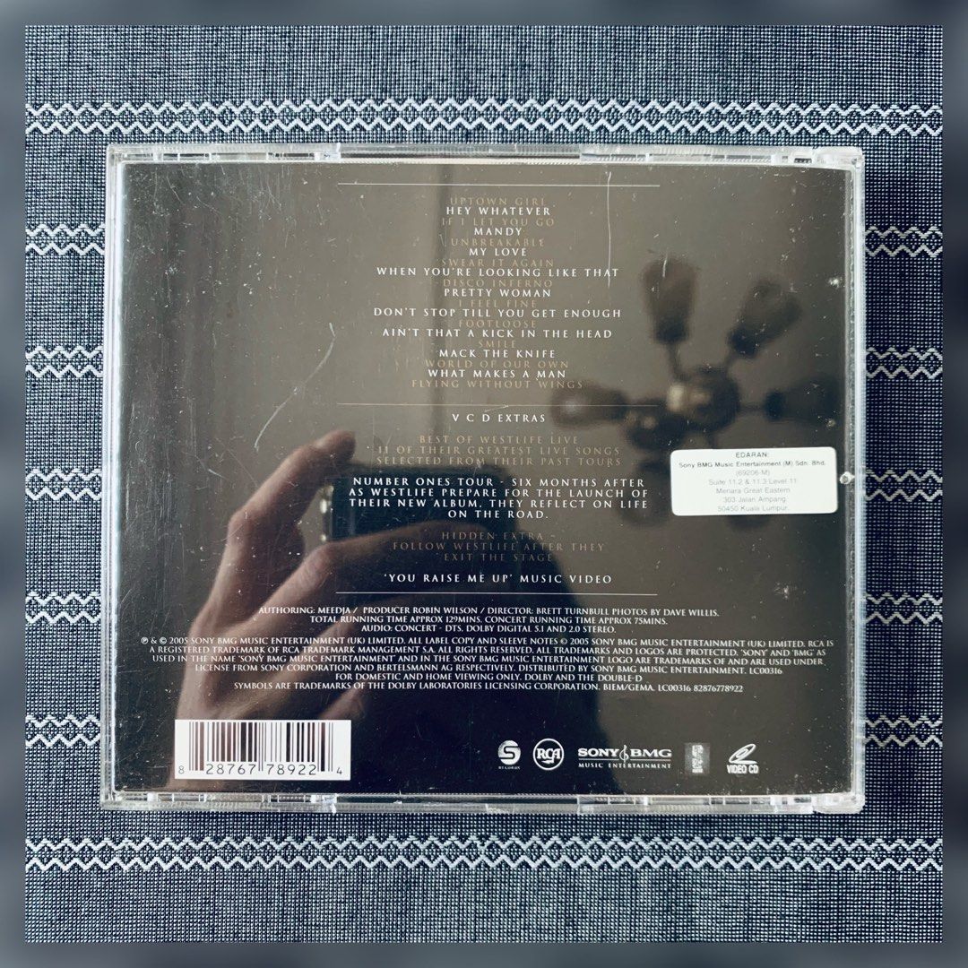 Westlife - The Number Ones Tour [Imported Edition] VCD, Hobbies & Toys, Music & Media, CDs ...