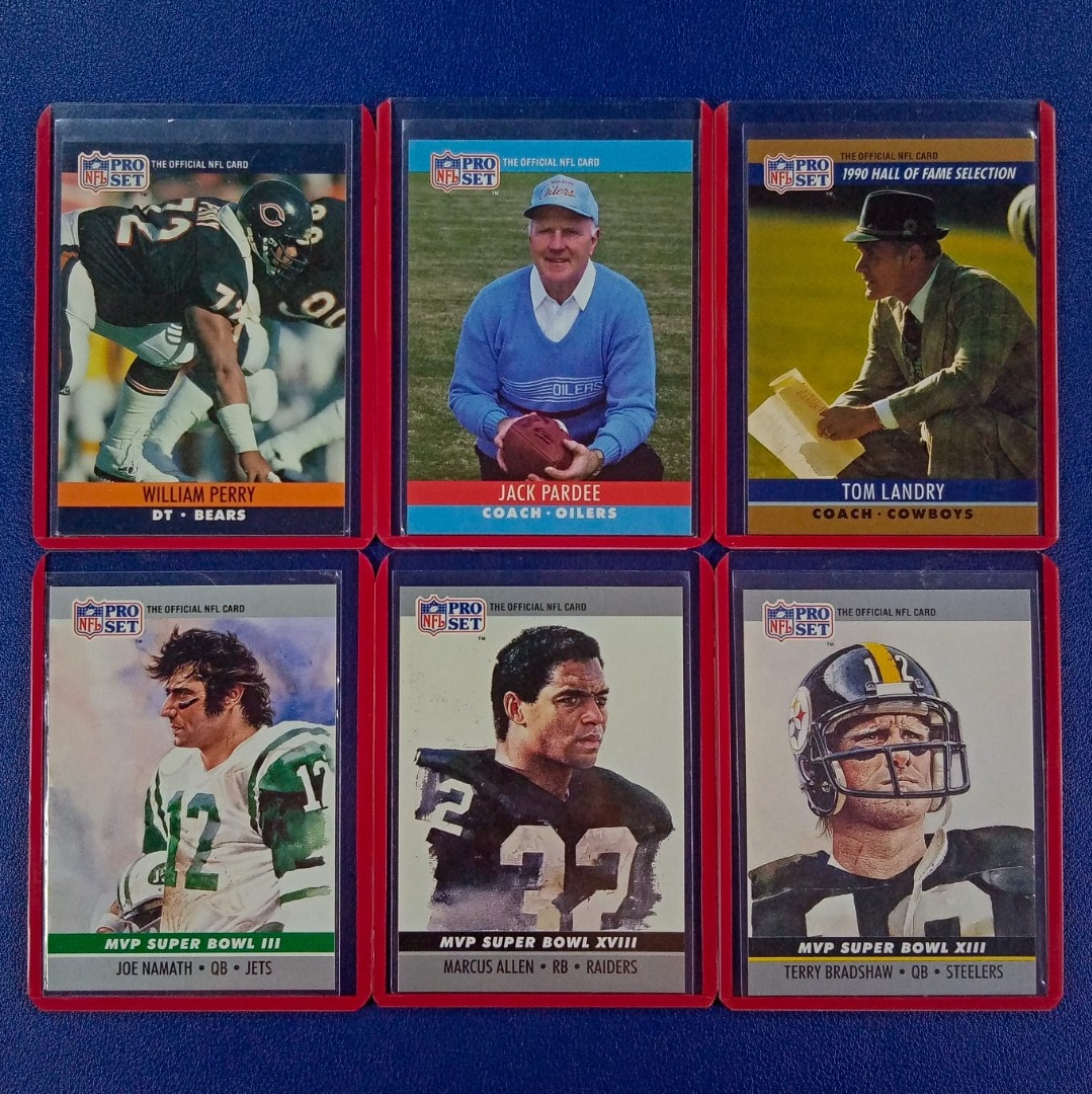 William Perry, Jack Pardee, Tom Landry, Joe Namath, Marcus Allen ...
