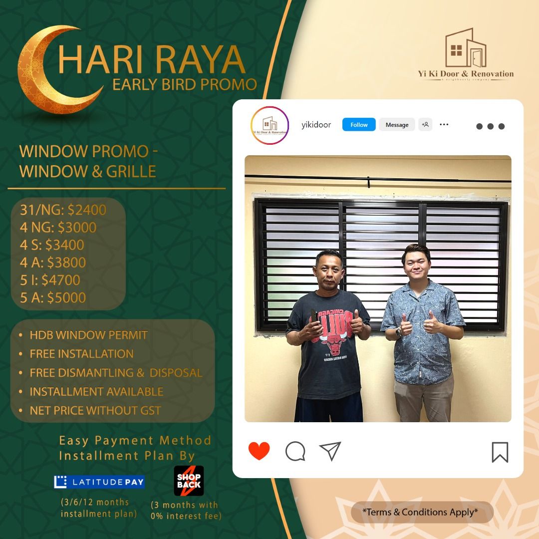 Windows & Window Grille Promotion, Home Services, Renovations ...