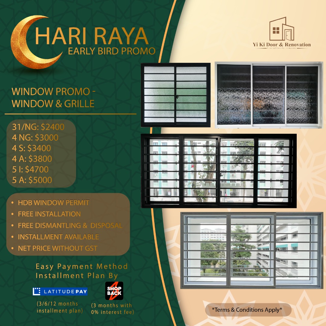 Windows & Window Grille Promotion, Home Services, Renovations ...