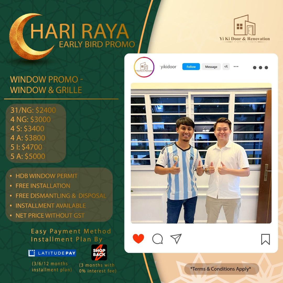 Windows & Window Grille Promotion, Home Services, Renovations ...