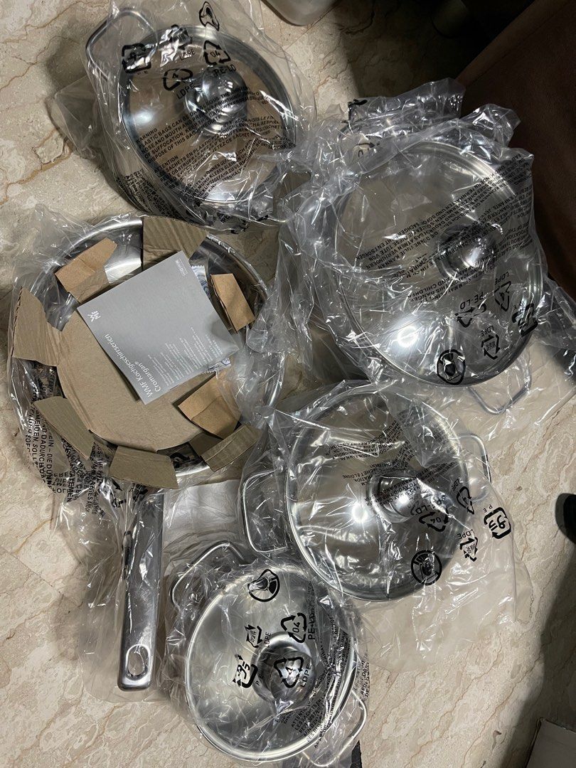 WMF DIADEM PLUS 5PCS COOKWARE SET, Furniture & Home Living, Kitchenware ...