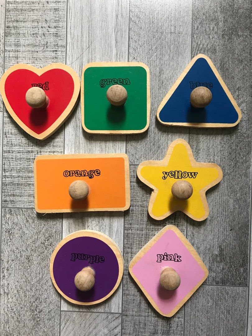 Wooden Knobs for Puzzle Board (Knobs only) on Carousell