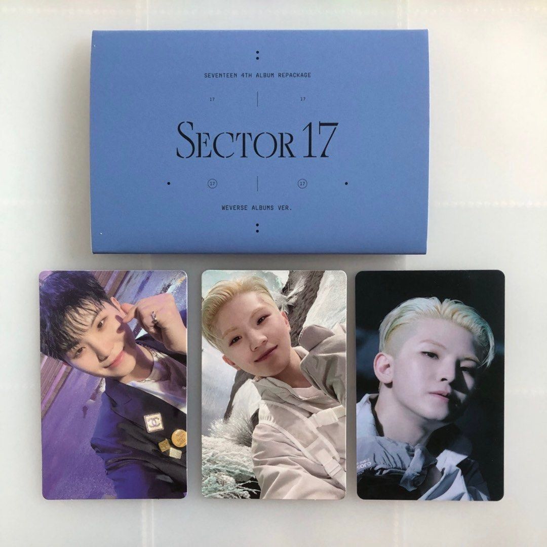 WTS Seventeen SVT Mingyu The8 Scoups Woozi Weverse Face The Sun FTS Sector 17 Set, Hobbies ...
