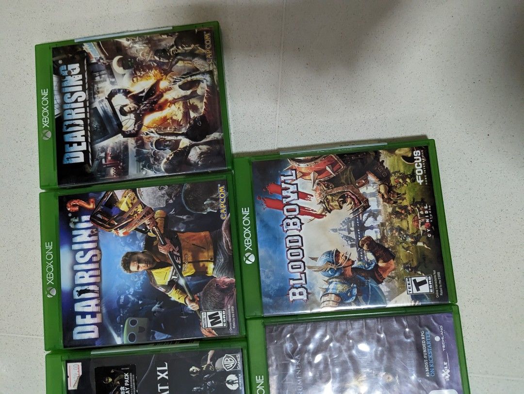 Xbox one games dead rising 1 and 2 blood bowl mortal Kombat XL the ...
