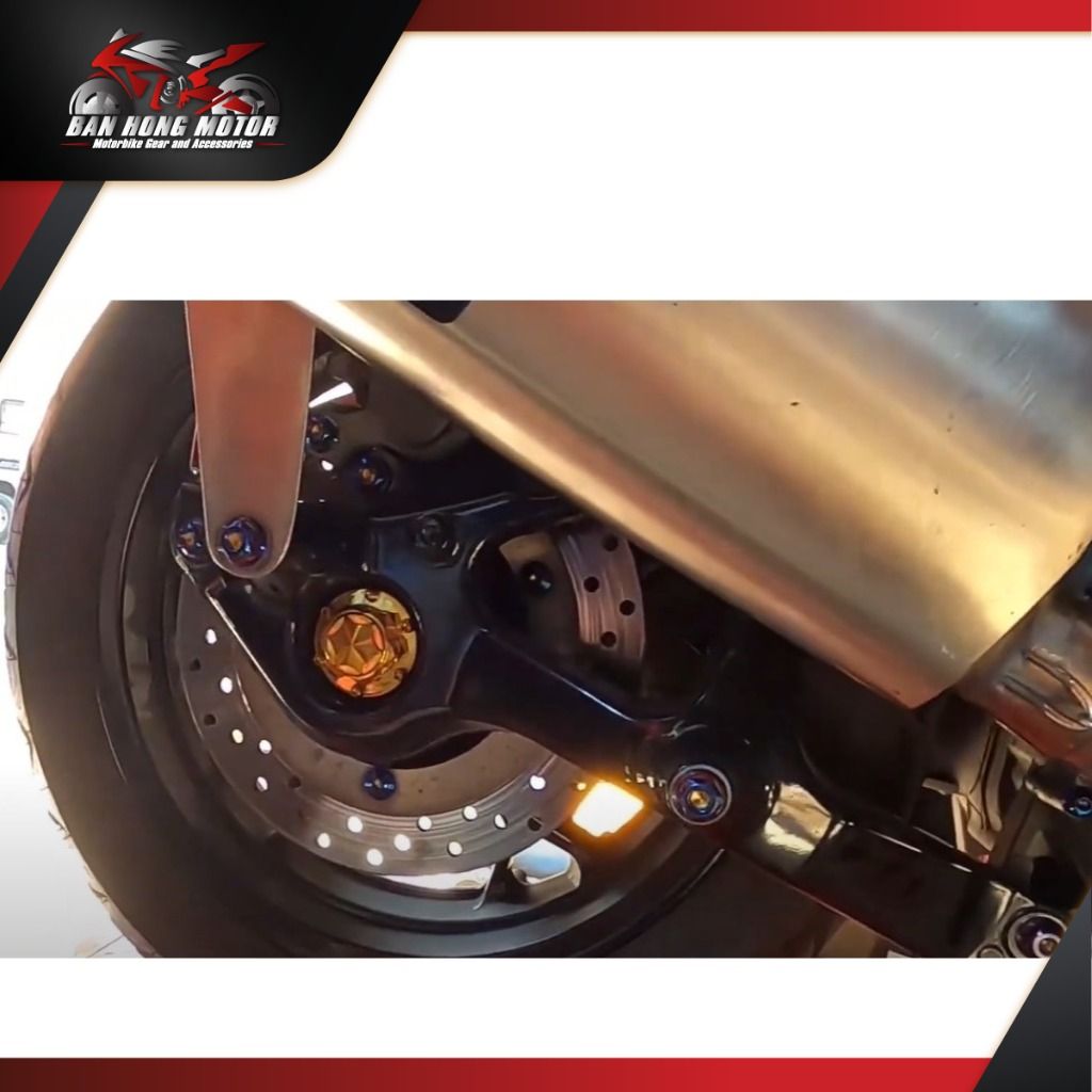 Xmax Rear Wheel Nut /Screw High Quality Made In Thailand 100% ...