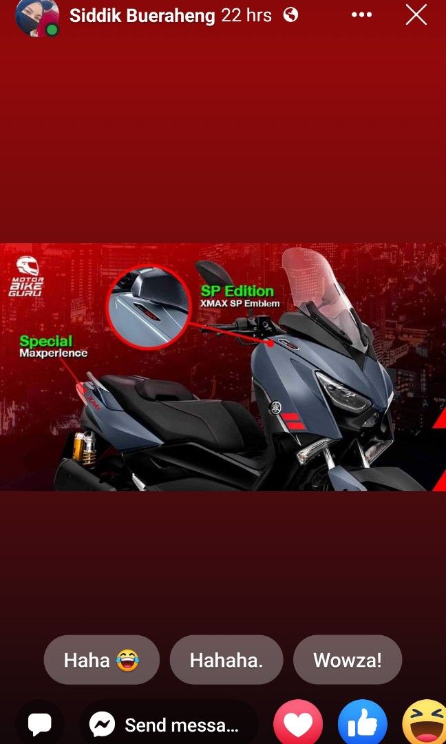 xmax SP Pakej set ..., Motorcycles, Motorcycle Accessories on Carousell