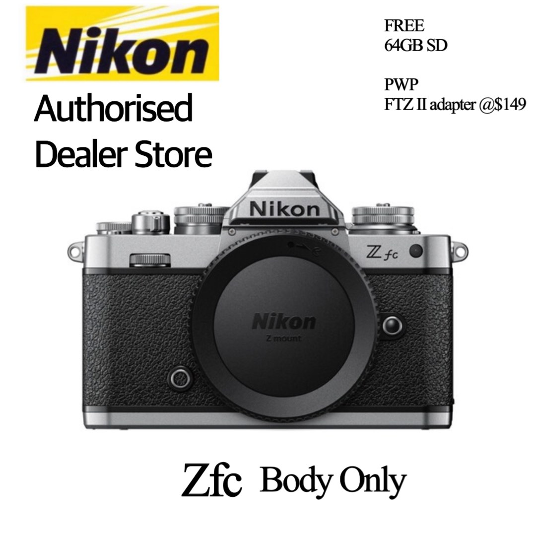 Zfc Camera Body Only, Photography, Cameras on Carousell