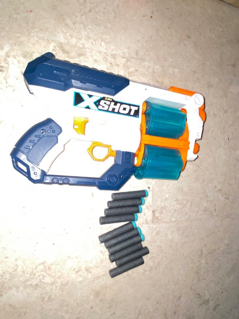ZURU X-Shooter gun with foam bullets, Hobbies & Toys, Toys & Games on ...