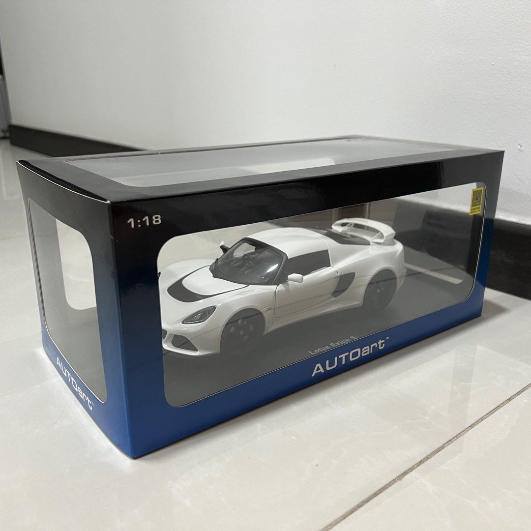 1:18 AutoArt Lotus Exige S (White), Hobbies & Toys, Toys & Games on ...