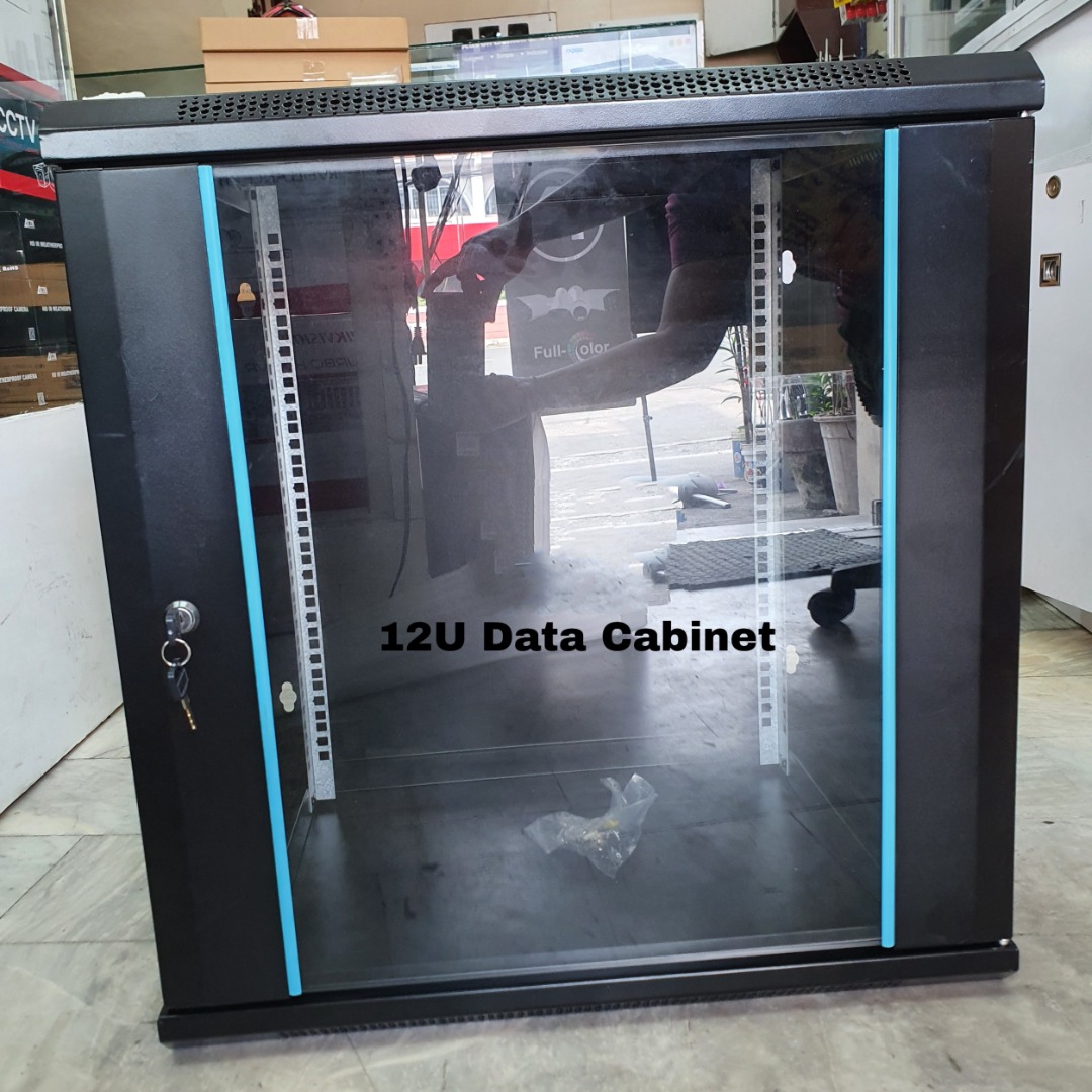 12U DATA CABINET | WALL MOUNTABLE CABINET, Furniture & Home Living ...