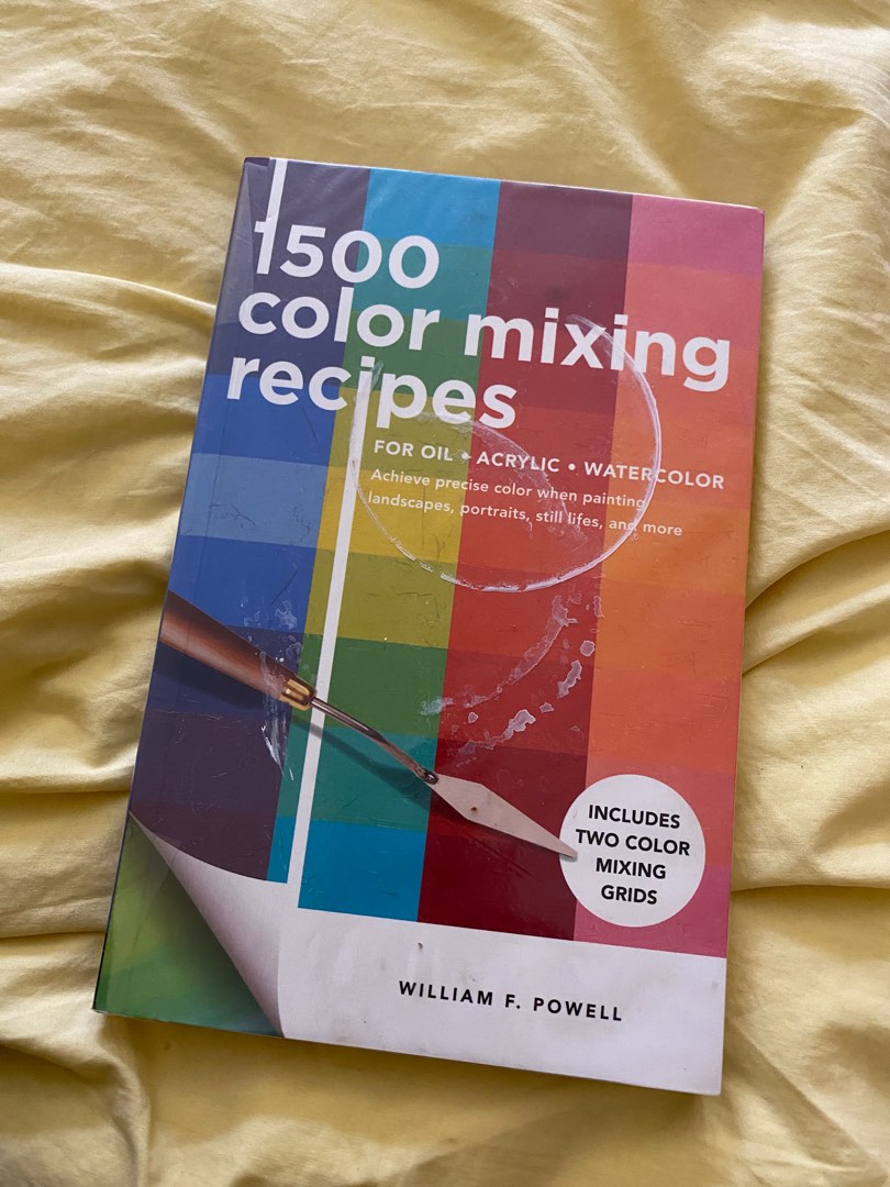 1500 Color Mixing Recipes for Oil, Acrylic, Watercolor Art Book ...