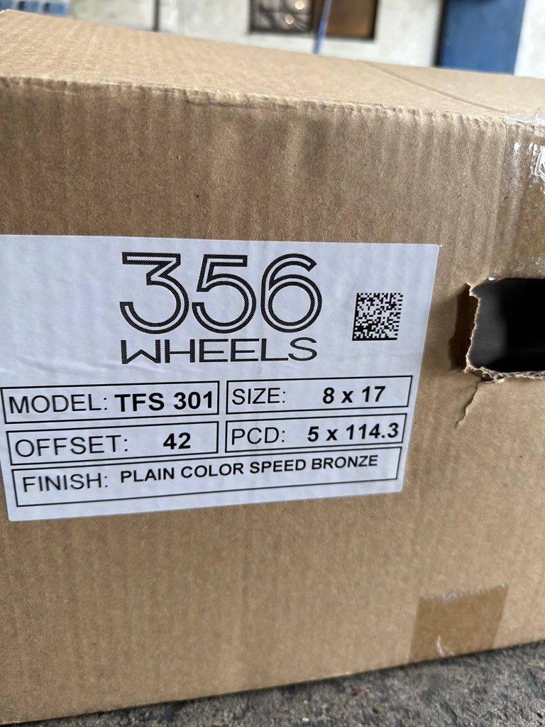 17” TFS3 Rota Bronze mags 5Holes pcd 114 Brandnew on Carousell