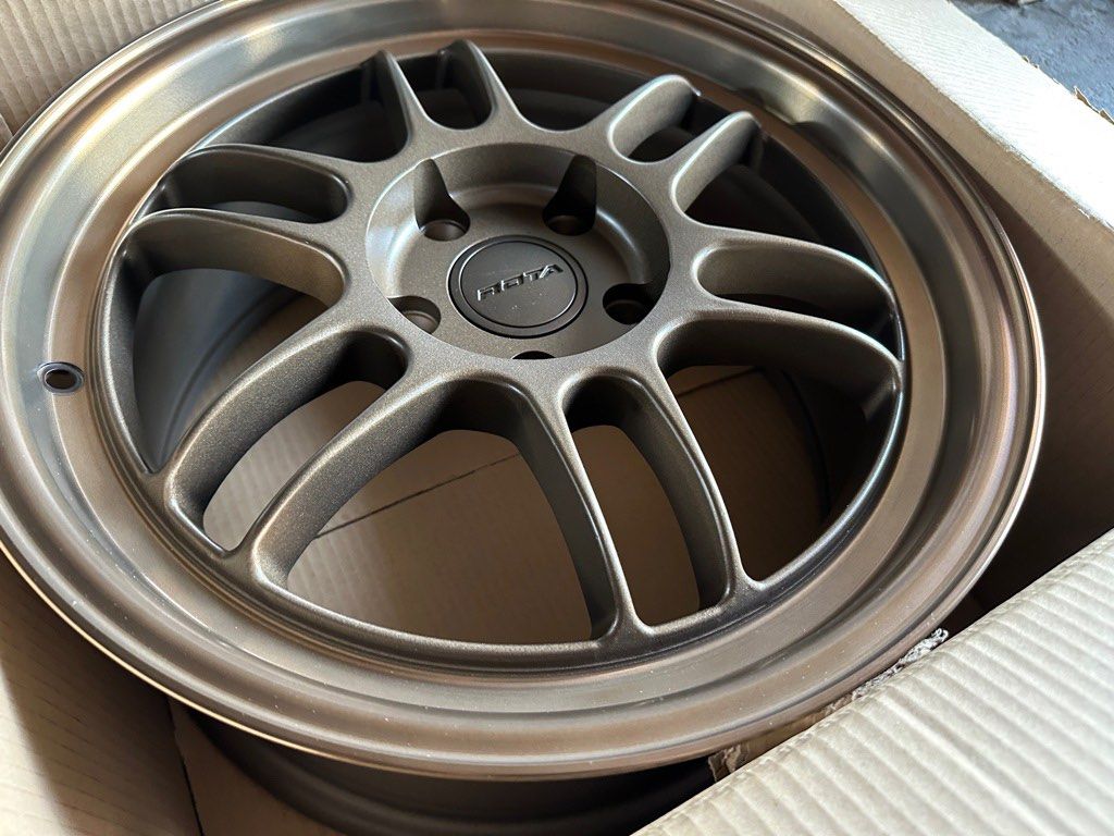 17” TFS3 Rota Bronze mags 5Holes pcd 114 Brandnew on Carousell