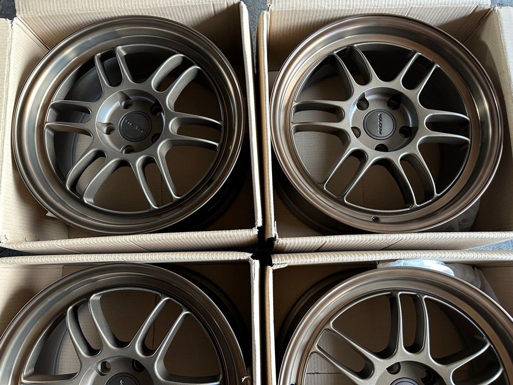 17” TFS3 Rota Bronze mags 5Holes pcd 114 Brandnew on Carousell
