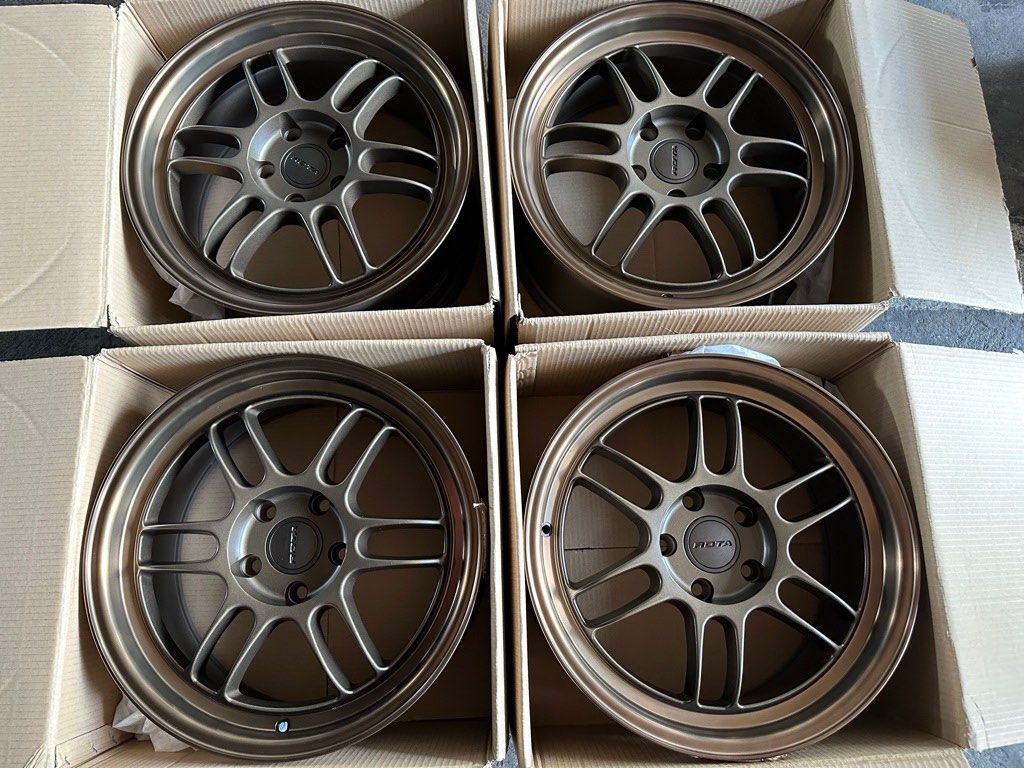17” TFS3 Rota Bronze mags 5Holes pcd 114 Brandnew on Carousell