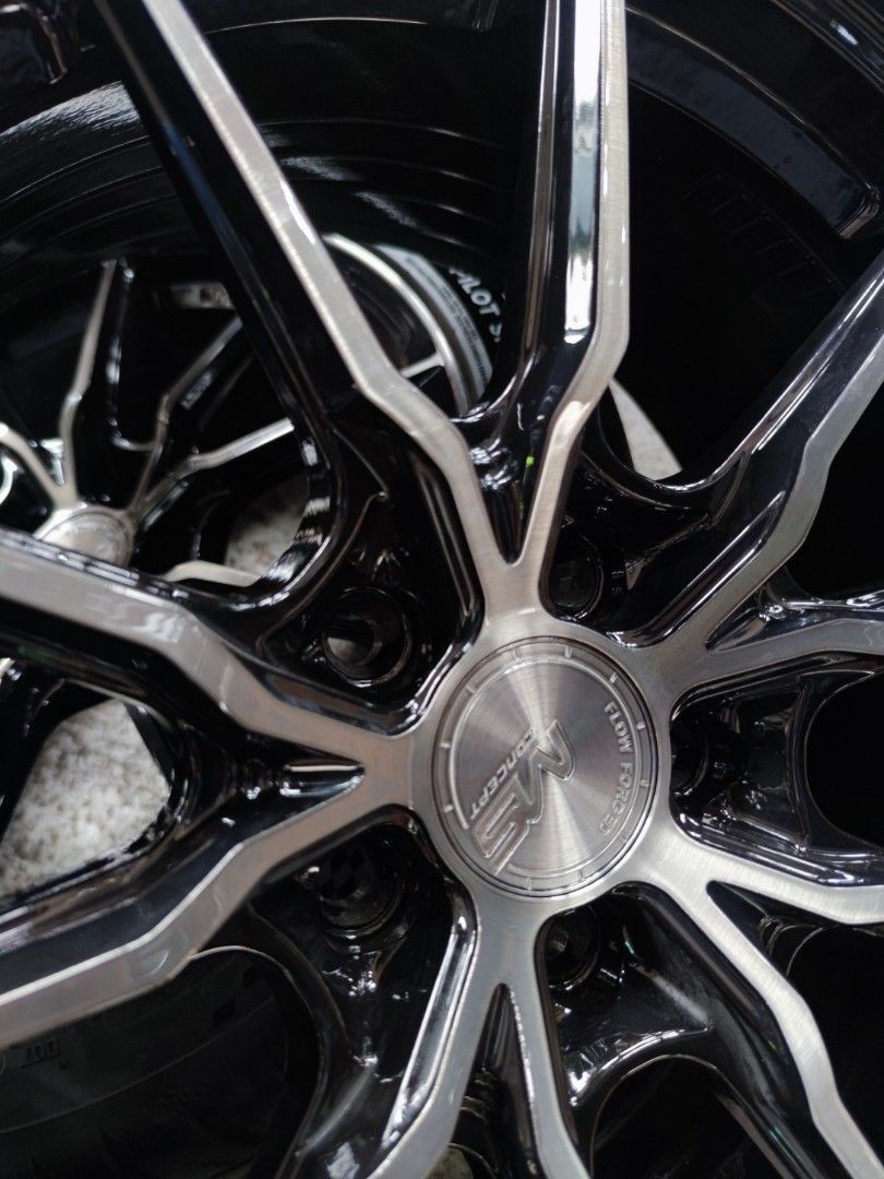 18 inch MS Flow Forged Rims 5x112 5x114.3, Car Accessories, Tyres ...