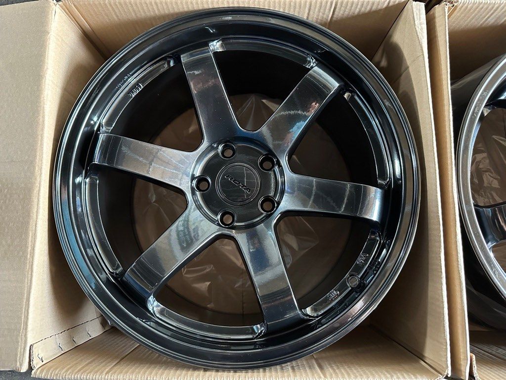 18” Rota IKR Hyperblack mags 5Holes pcd 114 Brandnew on Carousell