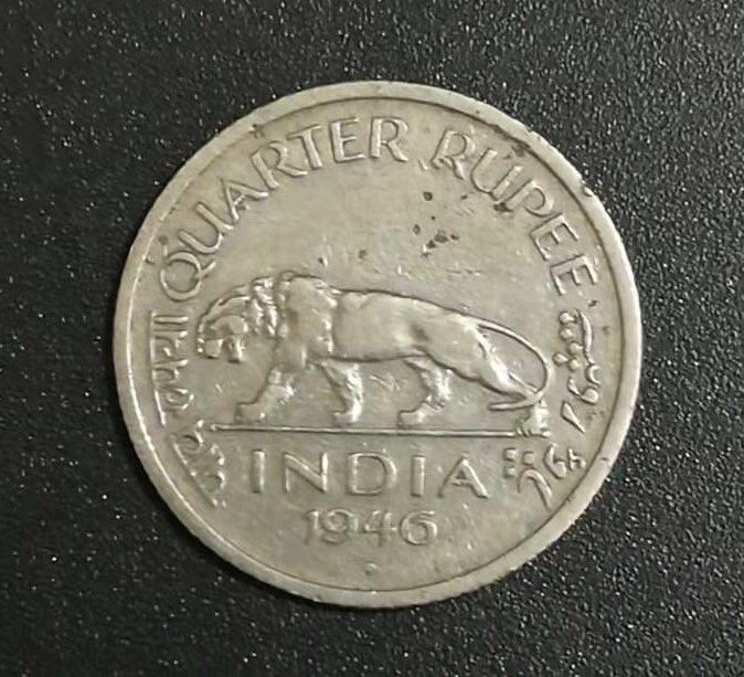 1946 India 1/4 Rupee George VI King Emperor Coin, Hobbies & Toys ...