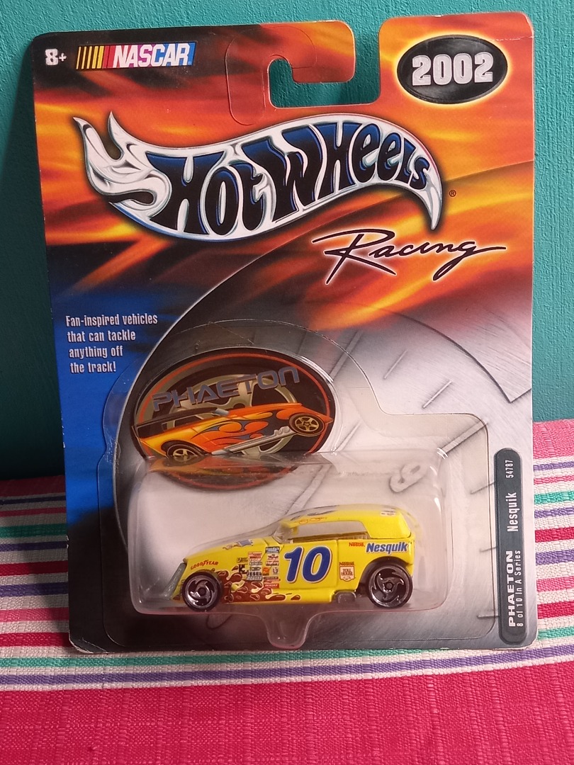 2002 Mattel NASCAR Hot Wheels Racing Car Nesquik #10, Hobbies & Toys ...