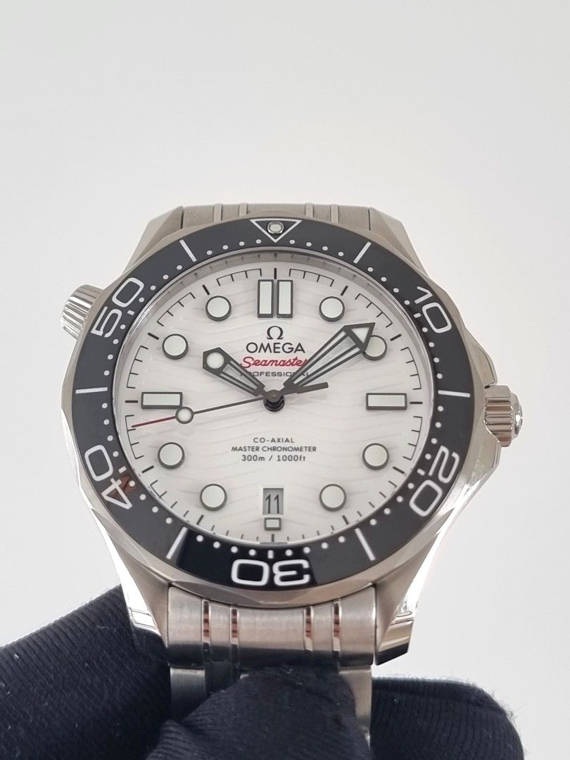 [2021] OMEGA SEAMASTER SEA MASTER SMPC 300 WHITE BRACELET CO-AXIAL ...