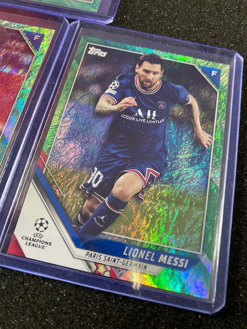 2022 Topps UEFA PSG soccer cards: Neymar, Messi, Mbappe, Hobbies & Toys ...