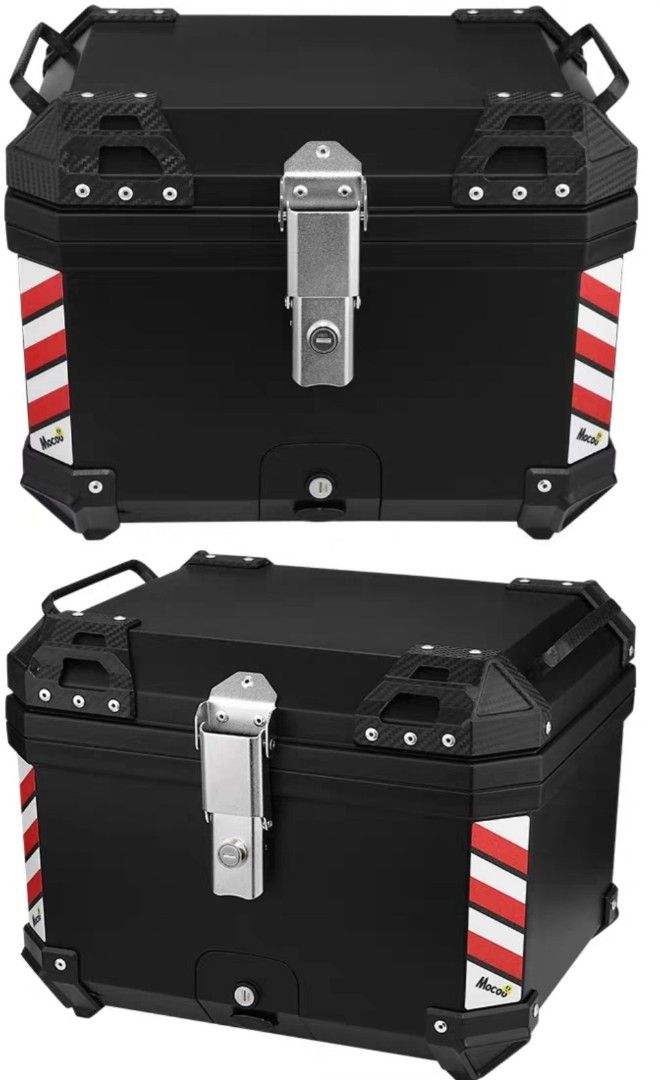 45L Aluminium Top Box, Motorcycles, Motorcycle Accessories on Carousell