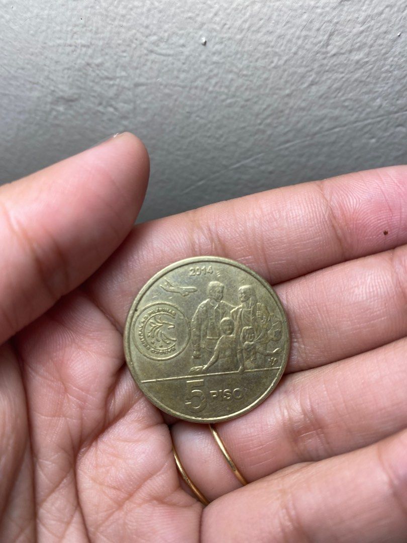 5 Peso 2014 Bagong Bayani Commemorative Coin, Hobbies & Toys ...