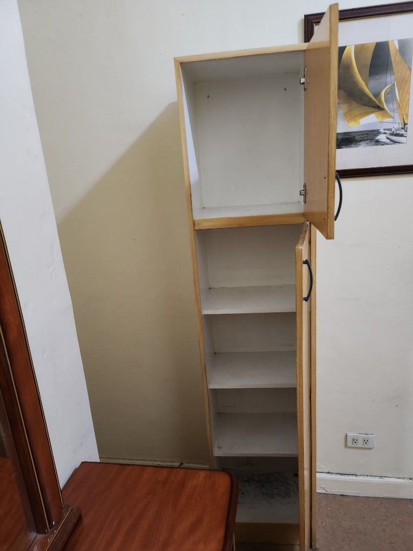 6ft Wooden Cabinet 2 door on Carousell